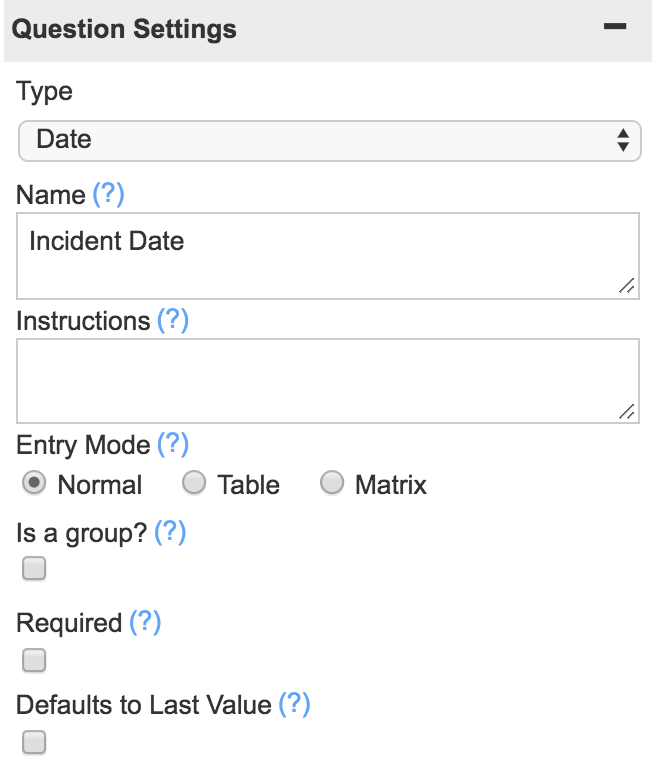 Date Field | AMS Help Center