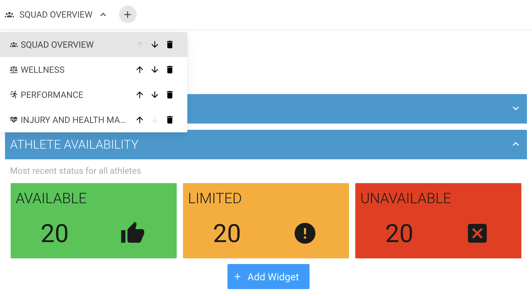 Dashboard Canvases | AMS Help Center