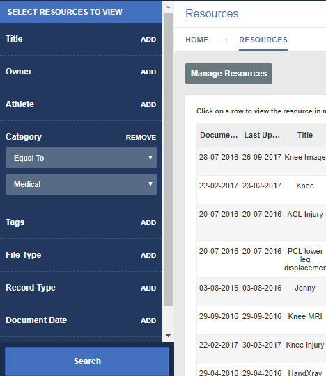 My Resources Tool | AMS Help Center
