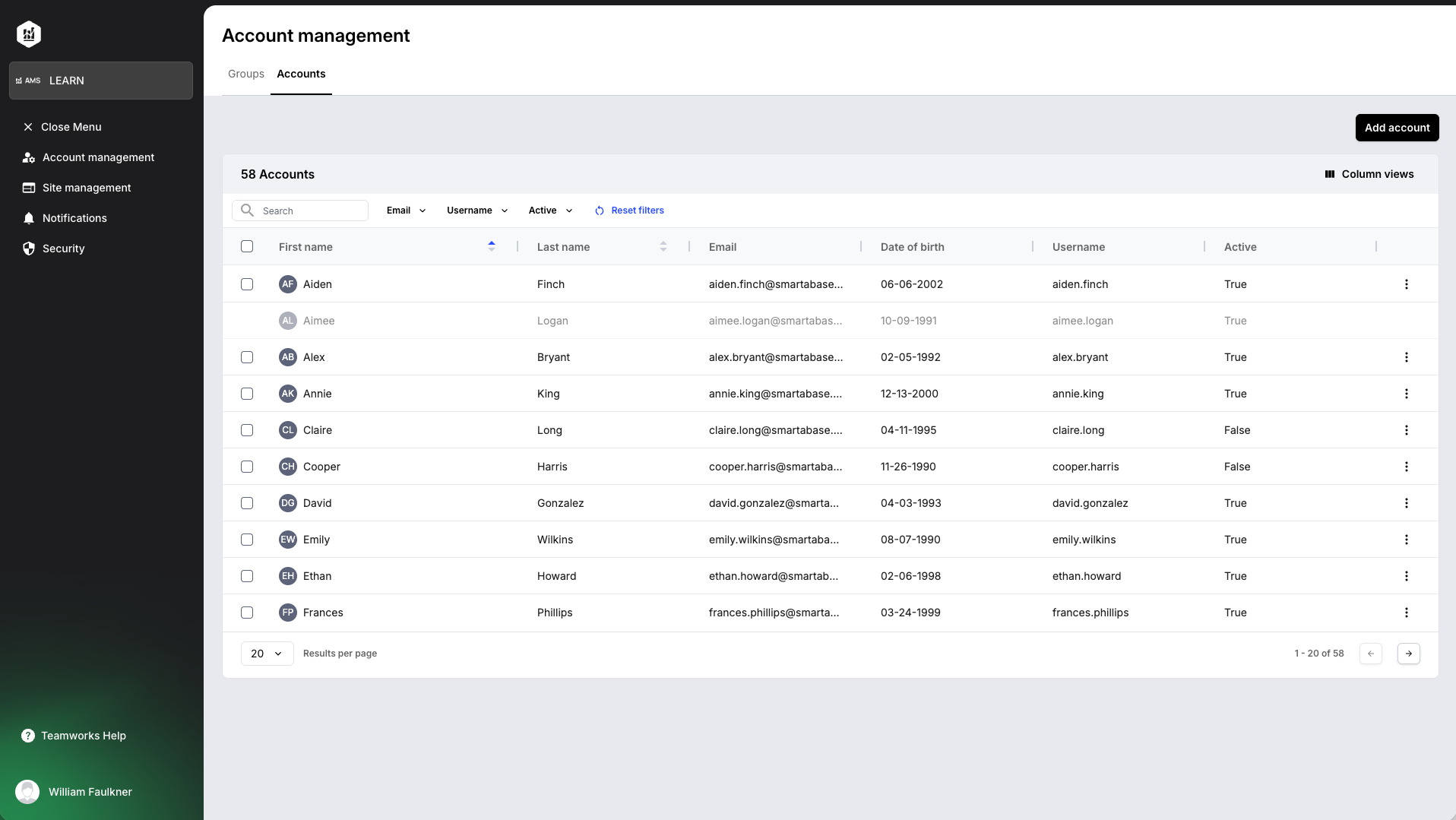 Introduction to the Administration Interface | AMS Help Center