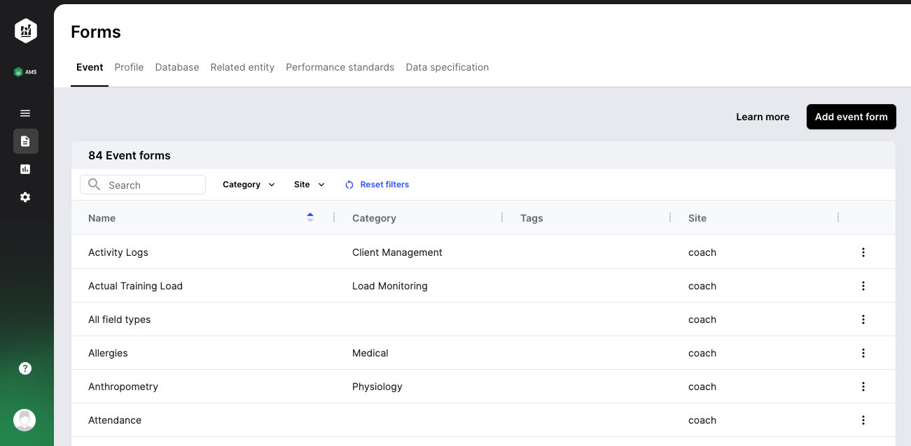 Introduction to the Builder Interface | AMS Help Center