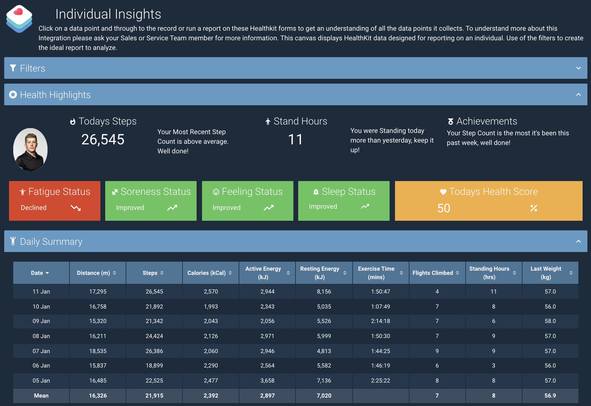 Apple Health Integration | AMS Help Center