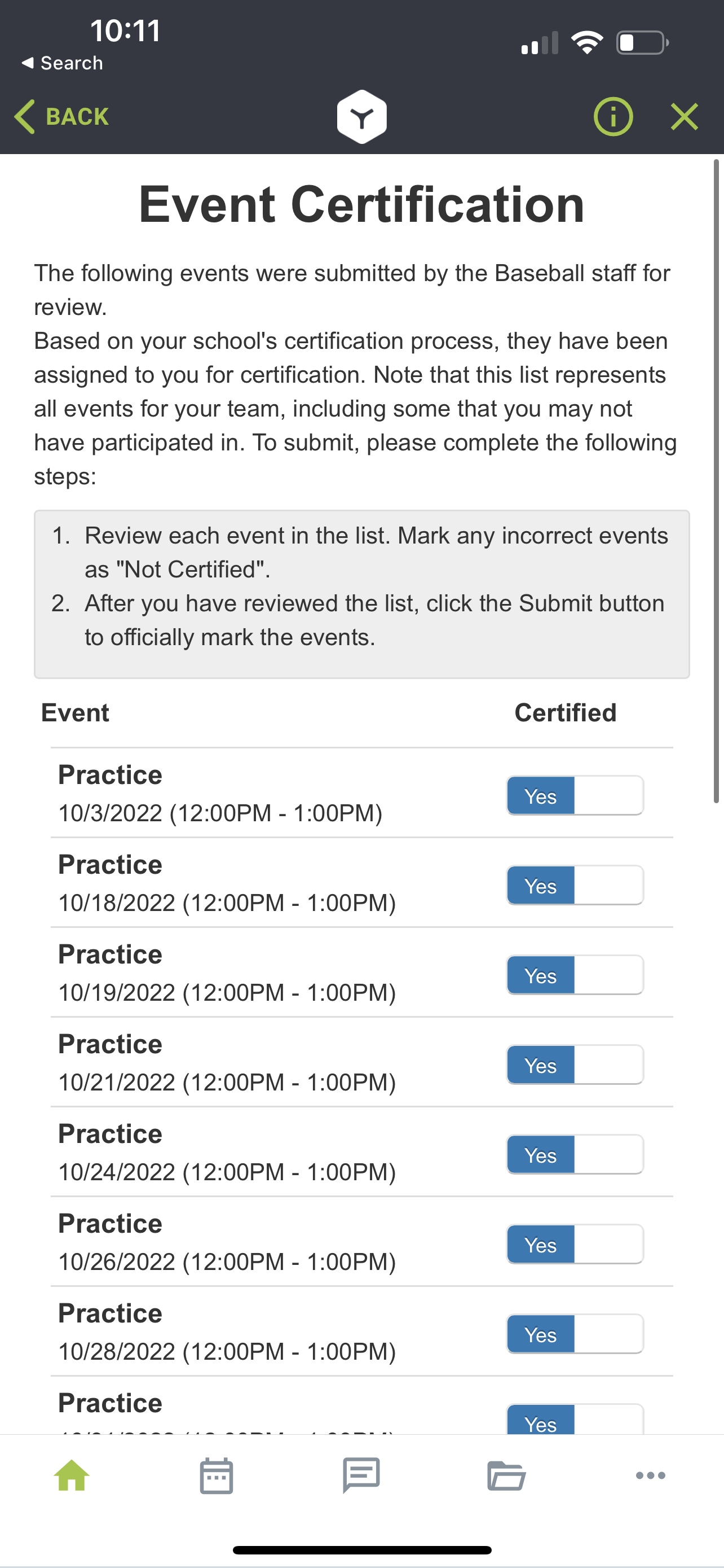 Student-Athlete CARA Log Approval