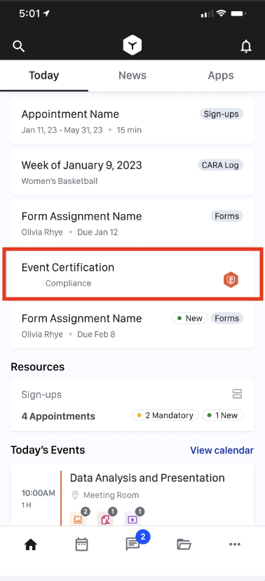 Student-Athlete CARA Log Approval
