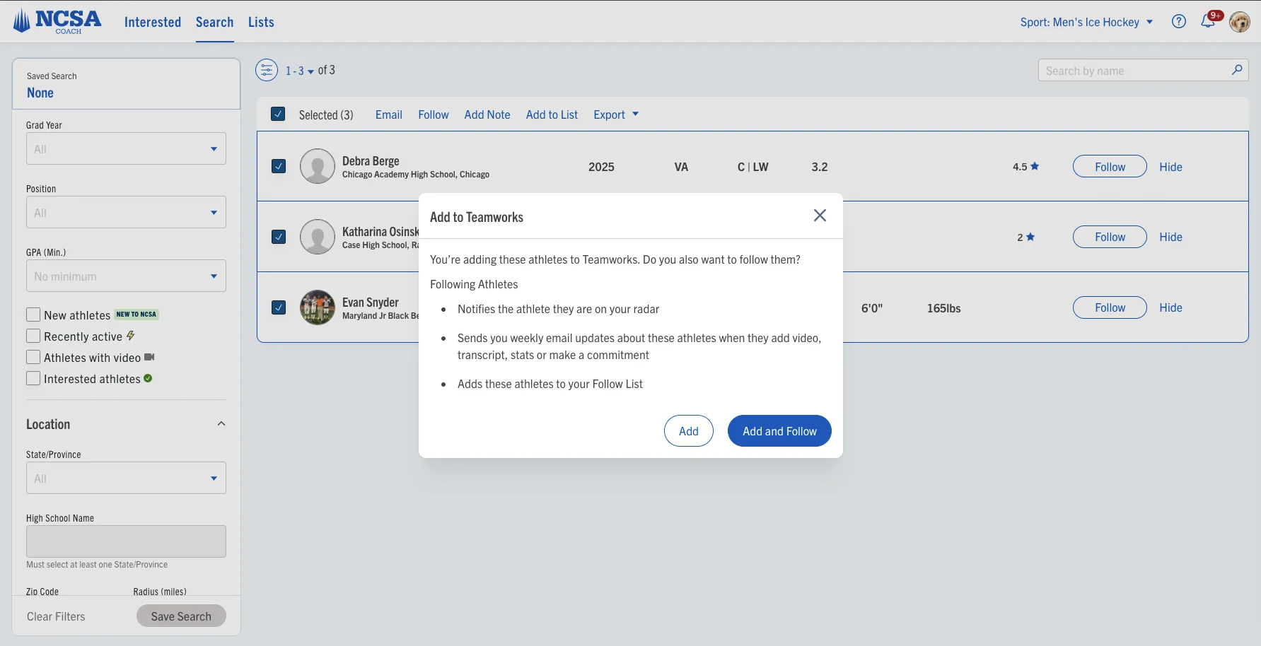 Integrate a NCSA Account