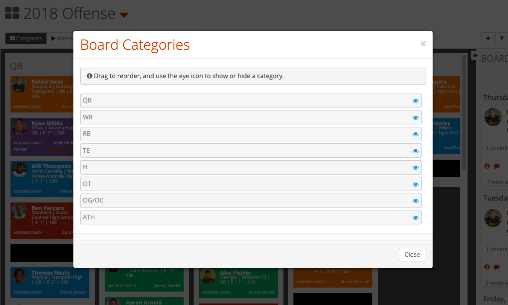 Recruiting Boards