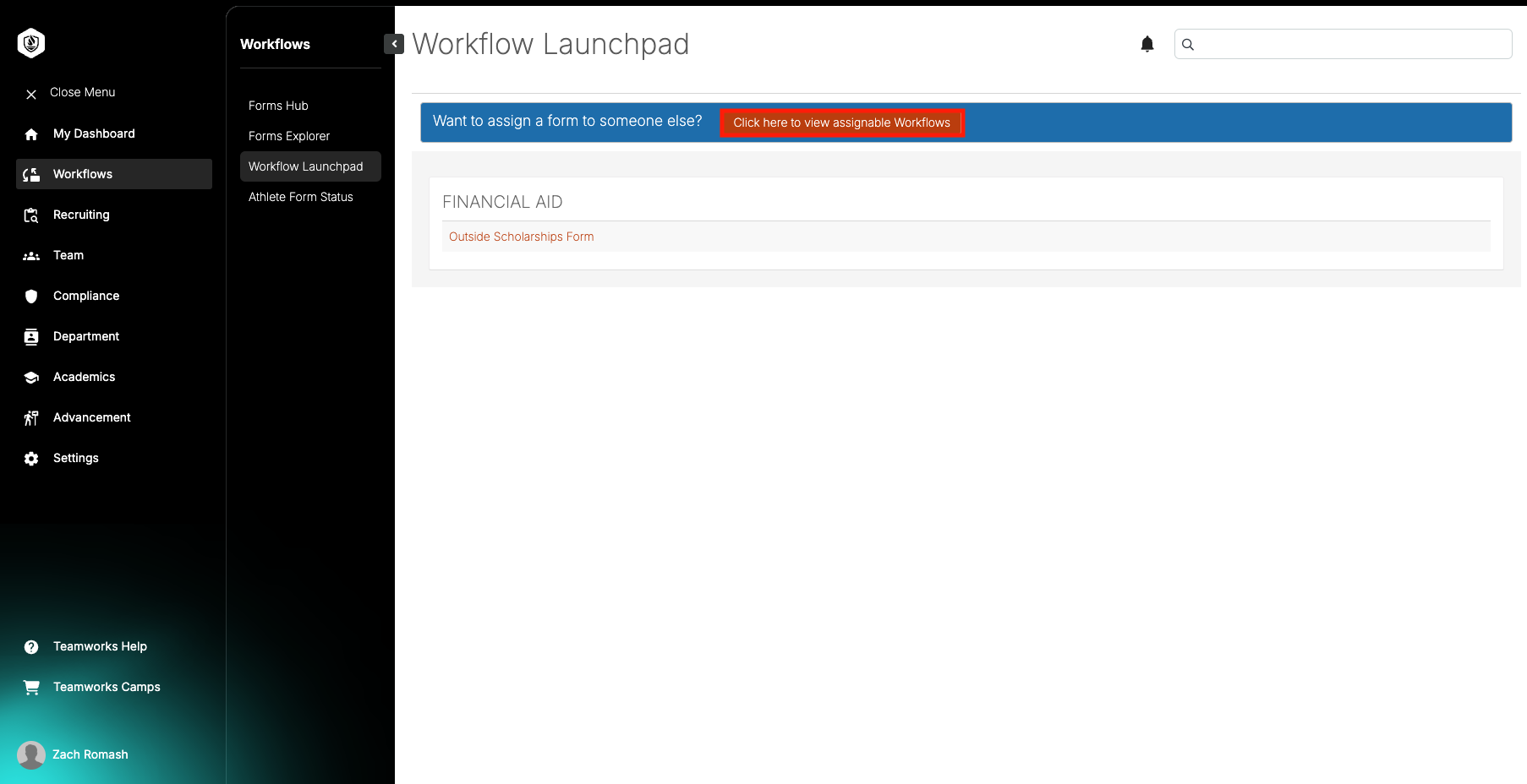 Launch and Assign Workflows