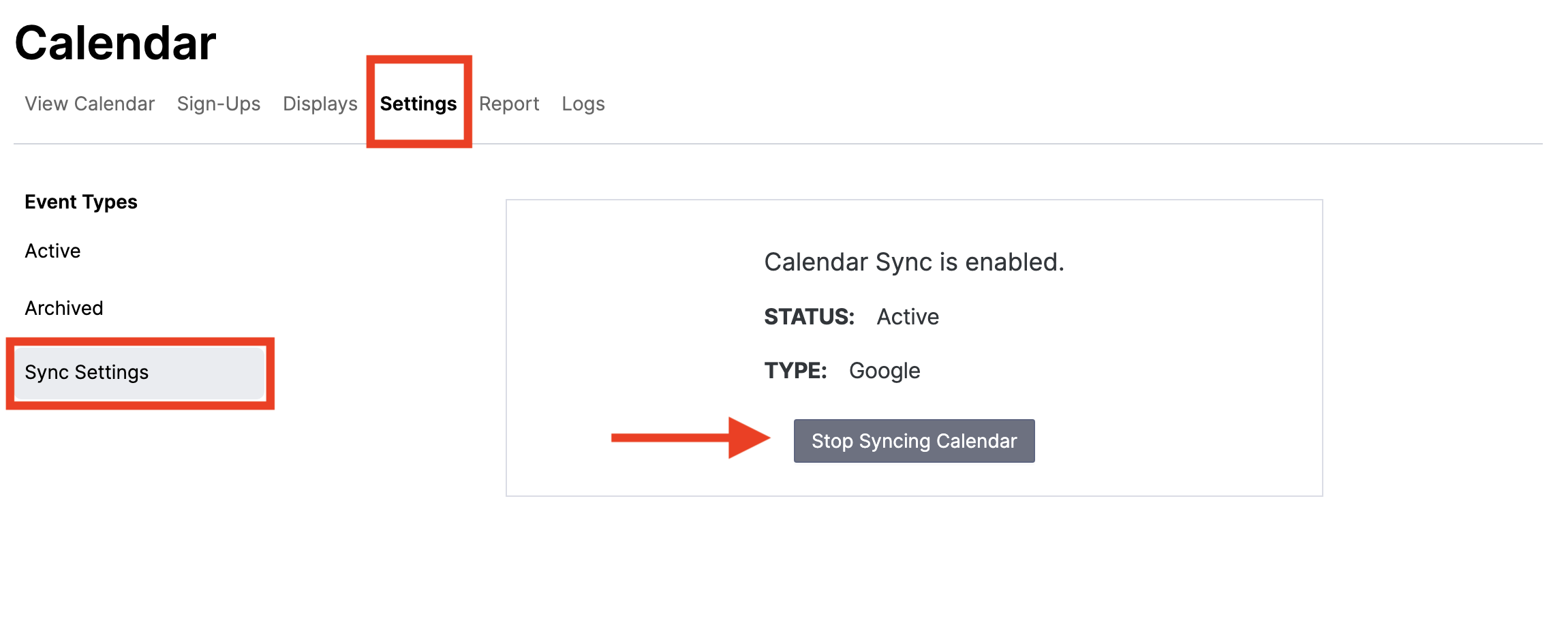 Sync an External Calendar with Teamworks