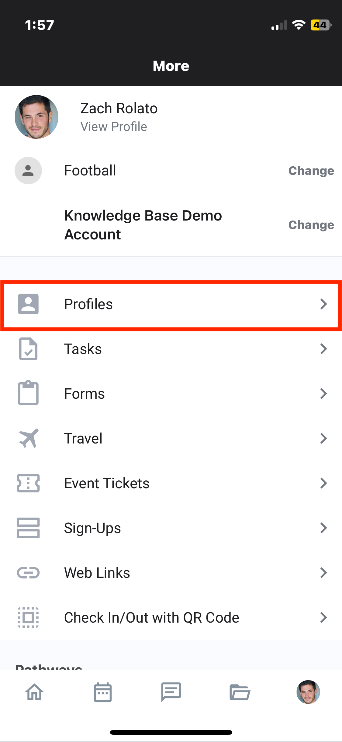 Edit Profile Information