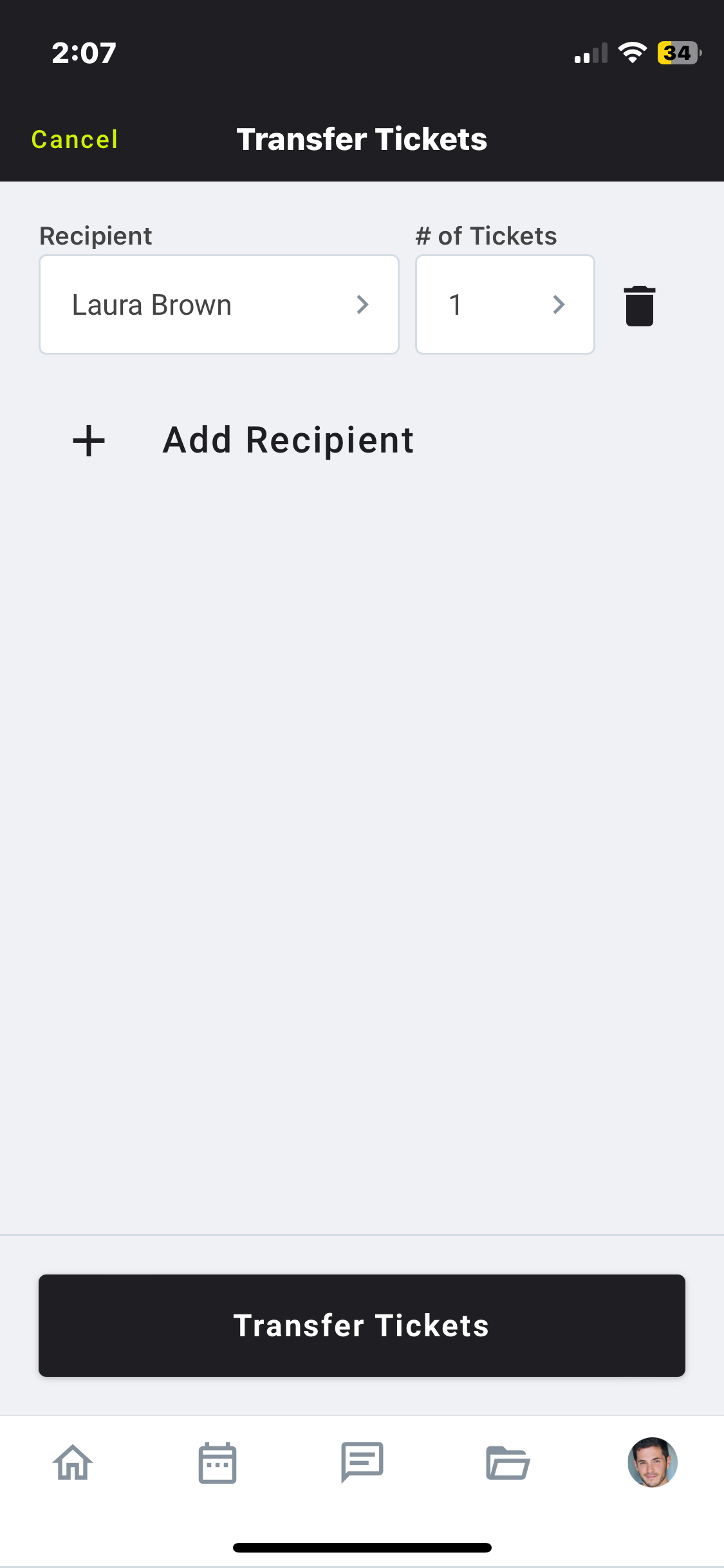 Reserve and Transfer Tickets