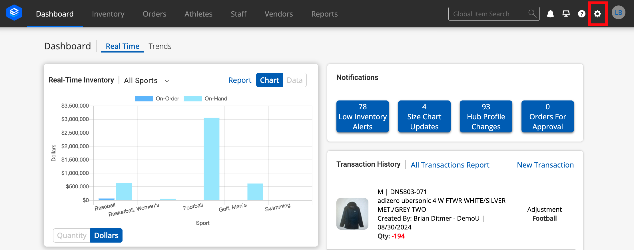 Teamworks Hub and Inventory Management Profile Sync