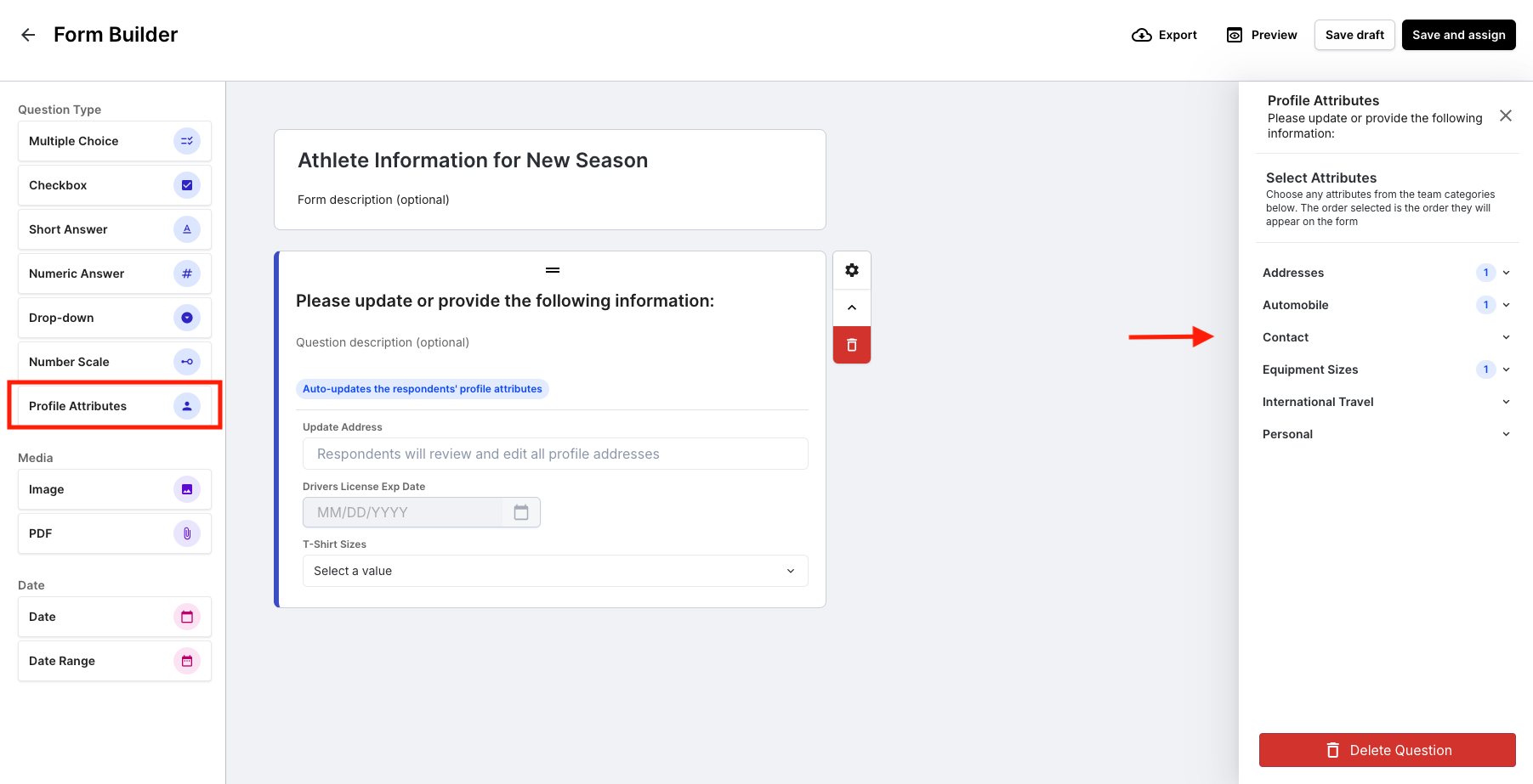 Update Profiles Attributes via Quick Forms