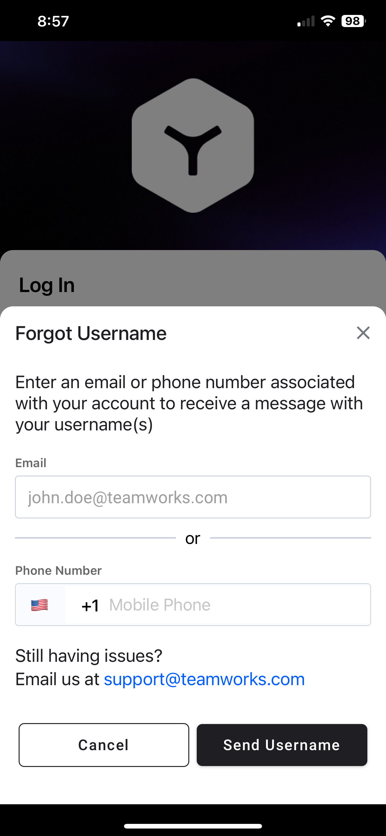 Reset Password and Send Username Reminder