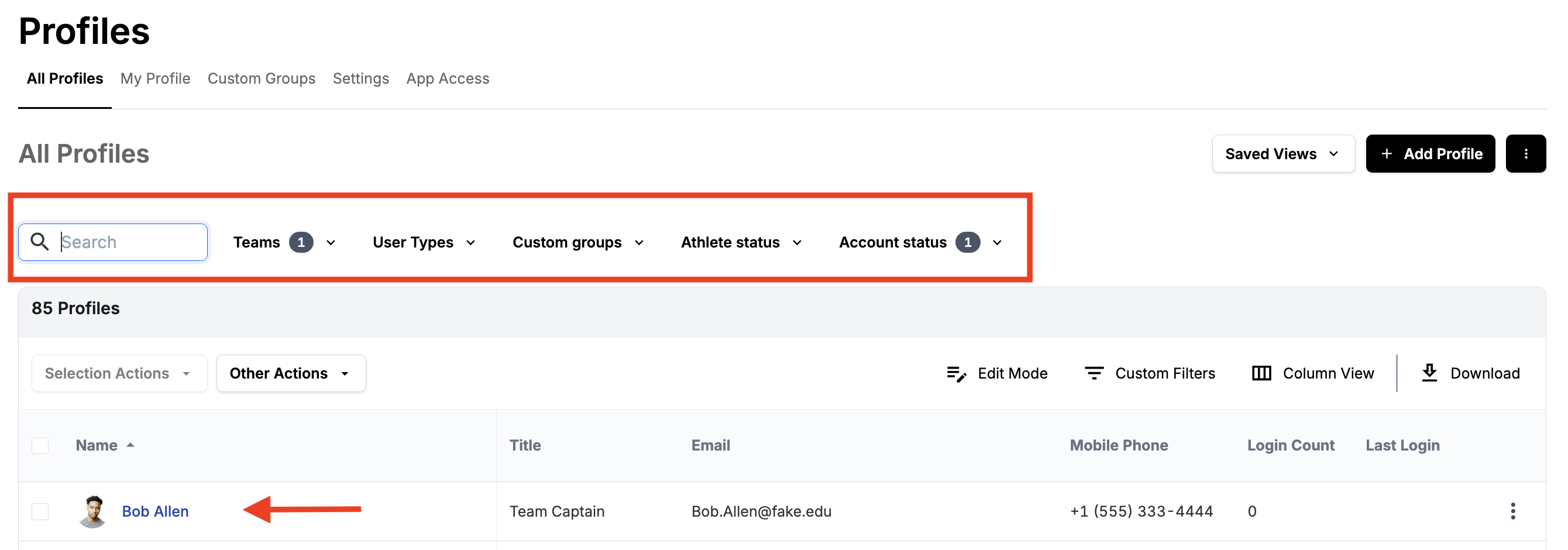 Manage User Types, Teams, and Permissions