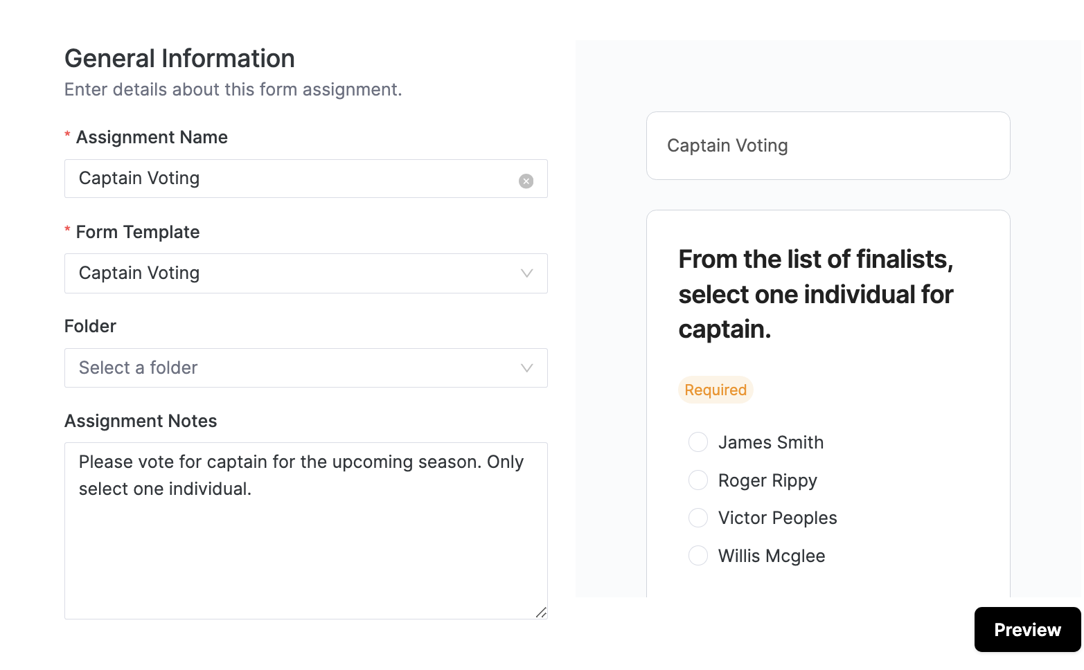 Assign Forms
