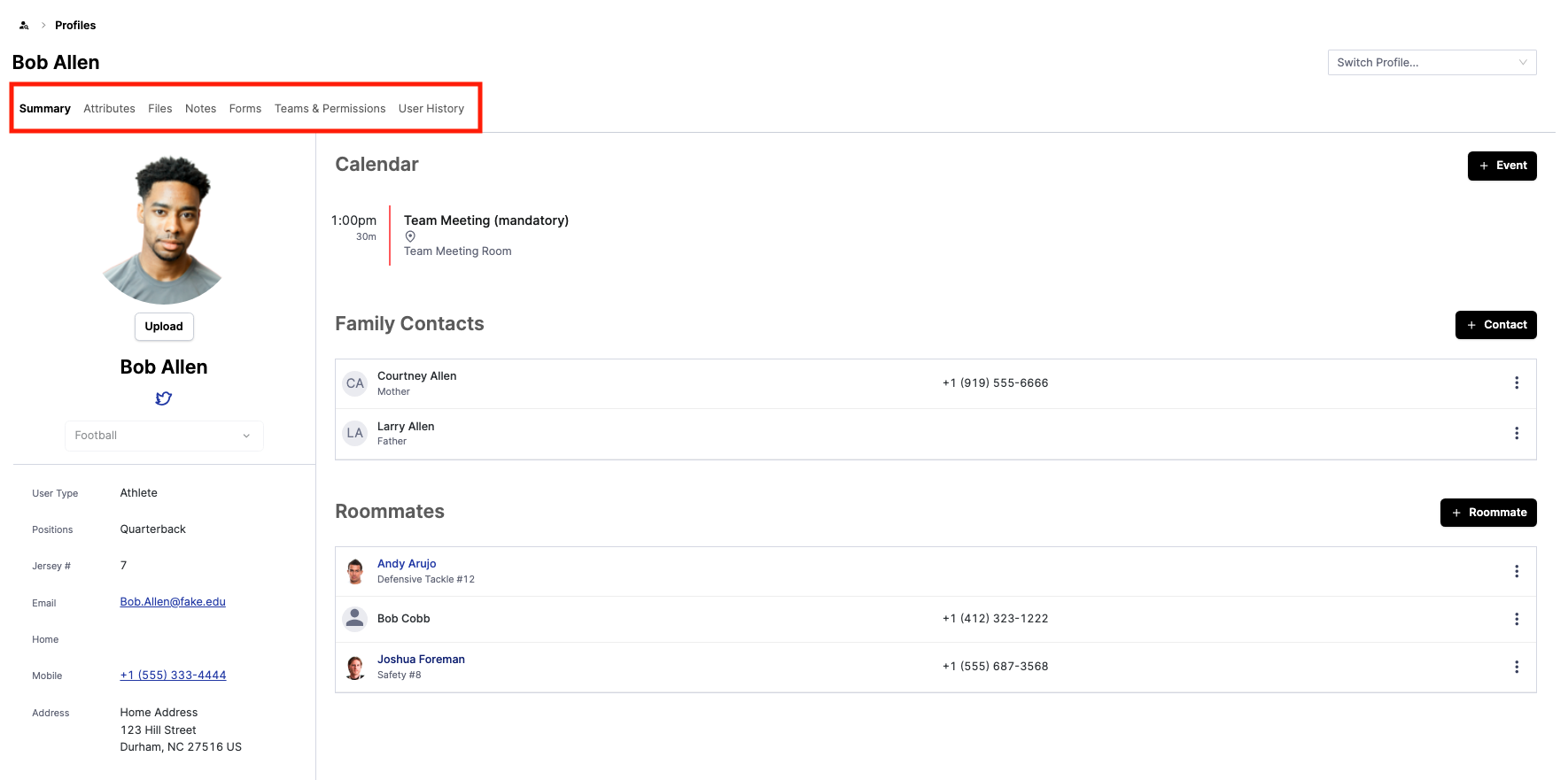 View Profiles and Profile Reports