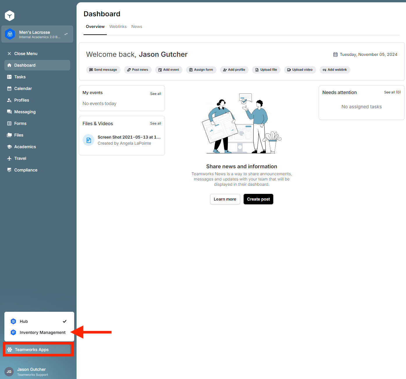 Register Your Teamworks Account