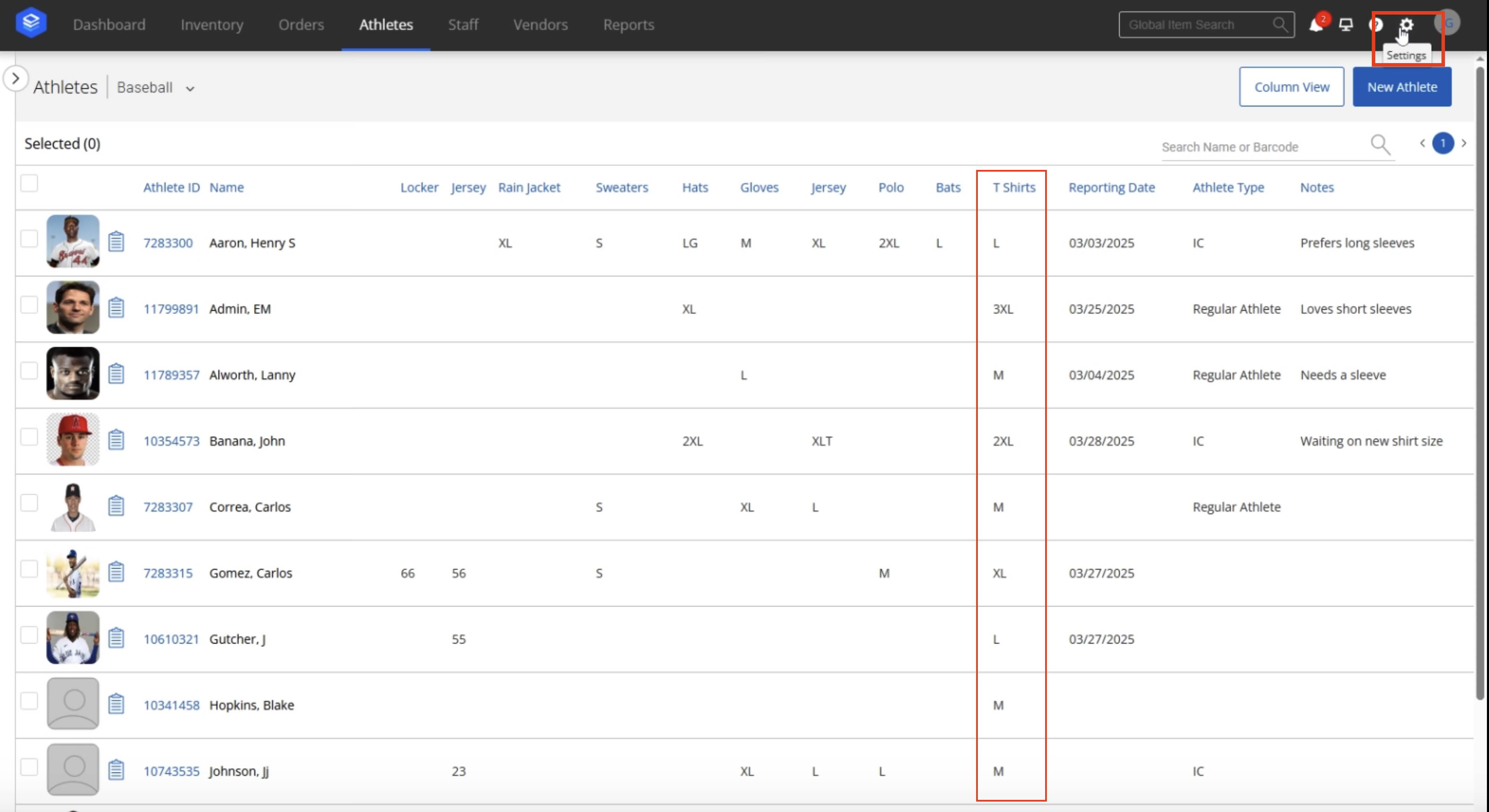 Mass Update Size Charts and Custom Fields
