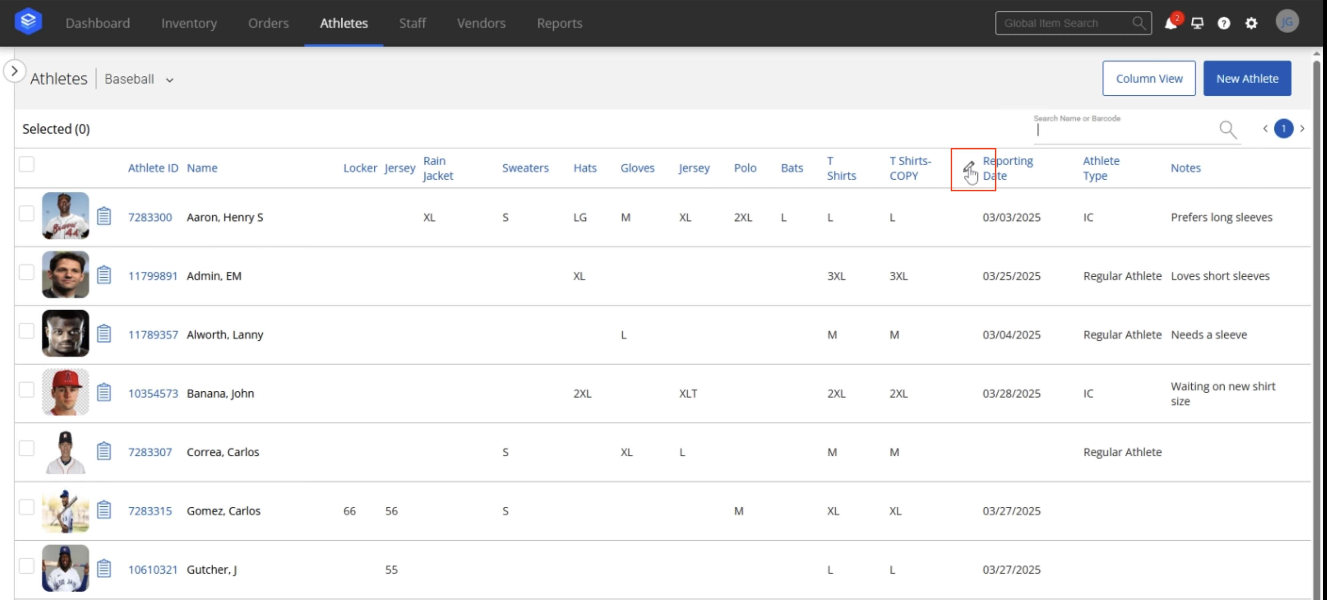 Mass Update Size Charts and Custom Fields