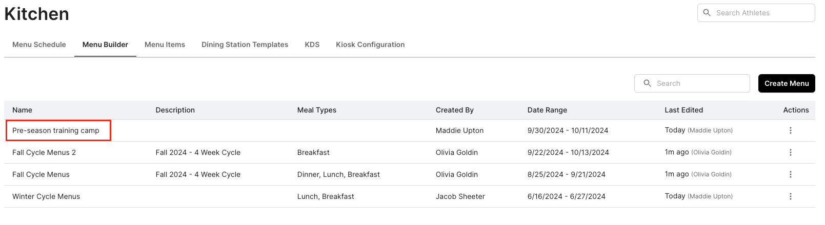 Quick Add Menu Items