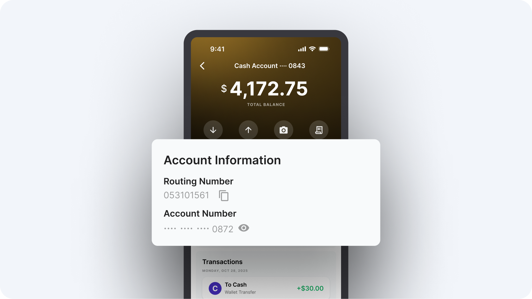 Connect a Wallet Cash Account to PayPal or Venmo